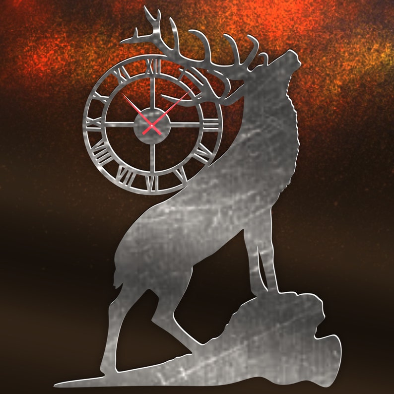 Сlock Svg,clock Face Svg, Deer Svg,commercial Use Svg, Hunting Svg ...
