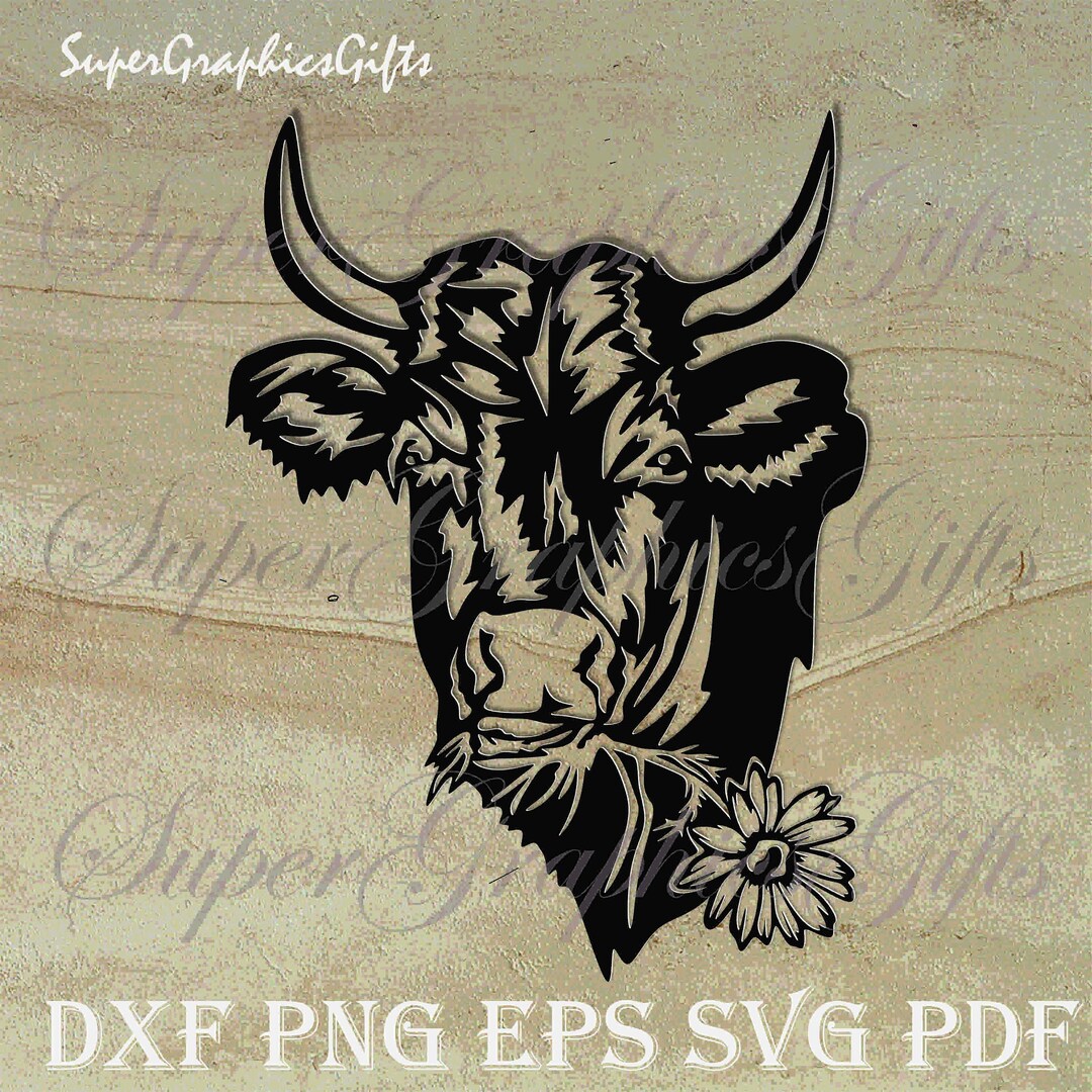 Cow Svg,farm Animal Svg,svg Files for Cricut,cow Laser Cut File,dxf ...