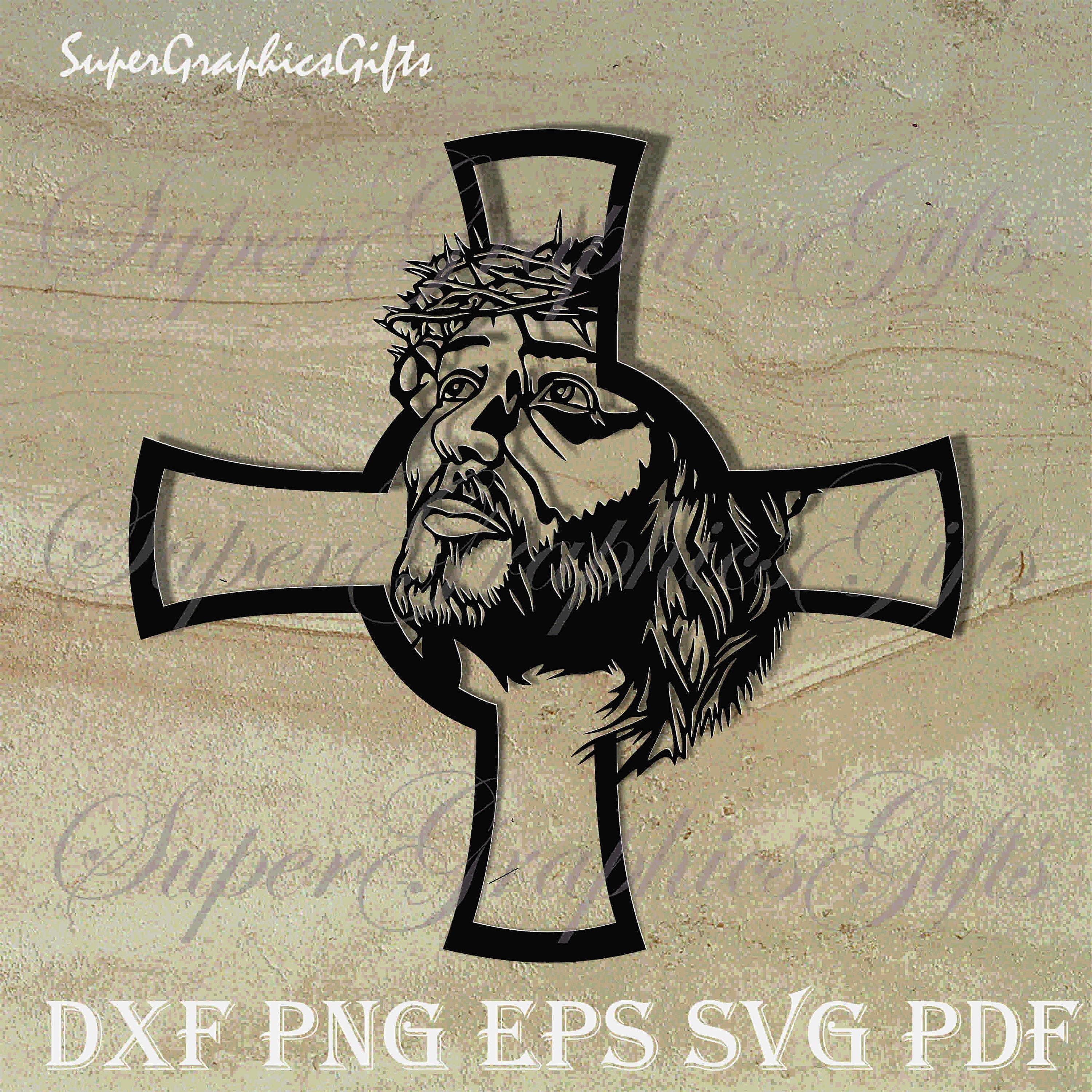 Cruz svg Jesús svg cristiano svg religioso svg fe svg | Etsy México