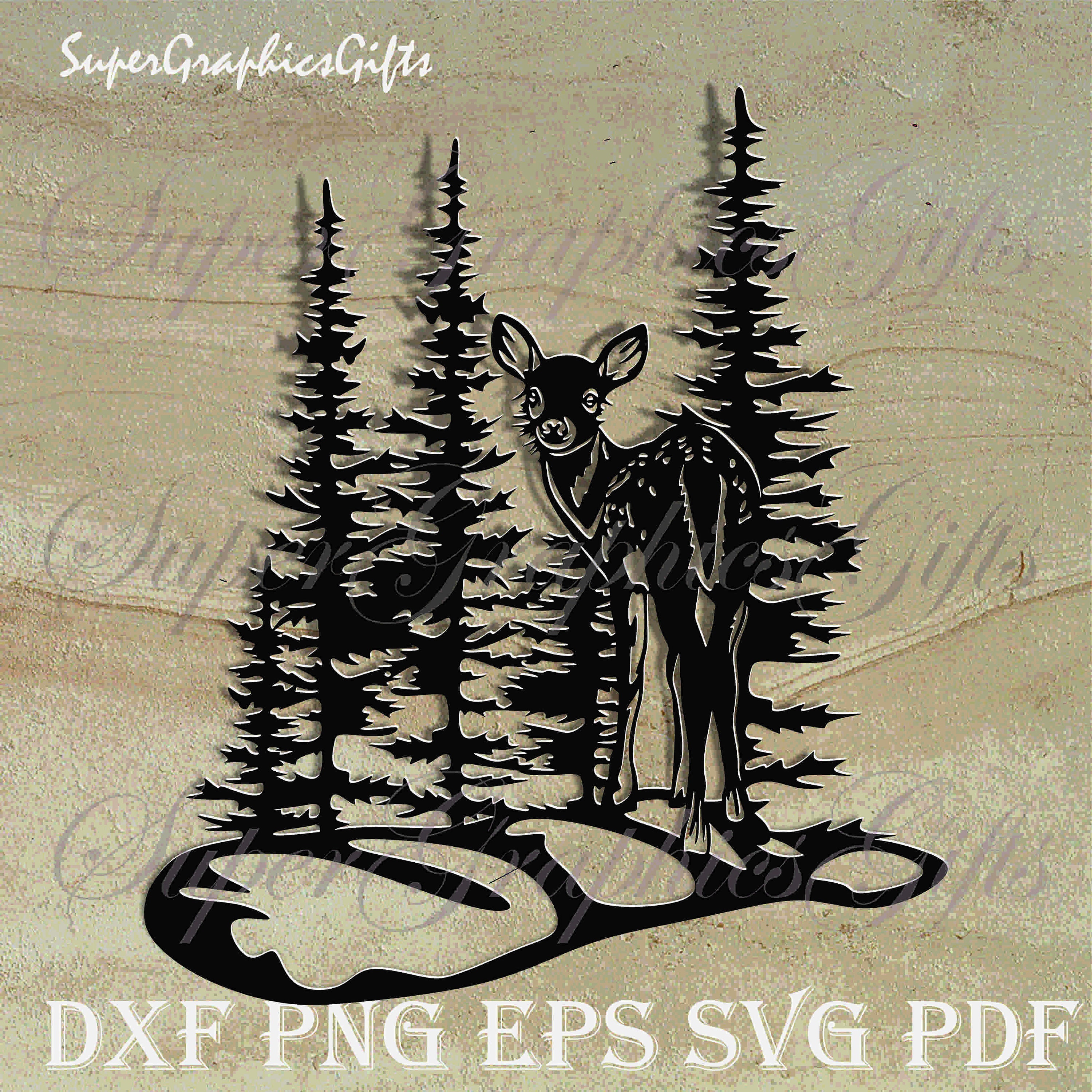 2 Deer Bundle Svgdeer svgCommercial Use Svghunting svgdeer | Etsy