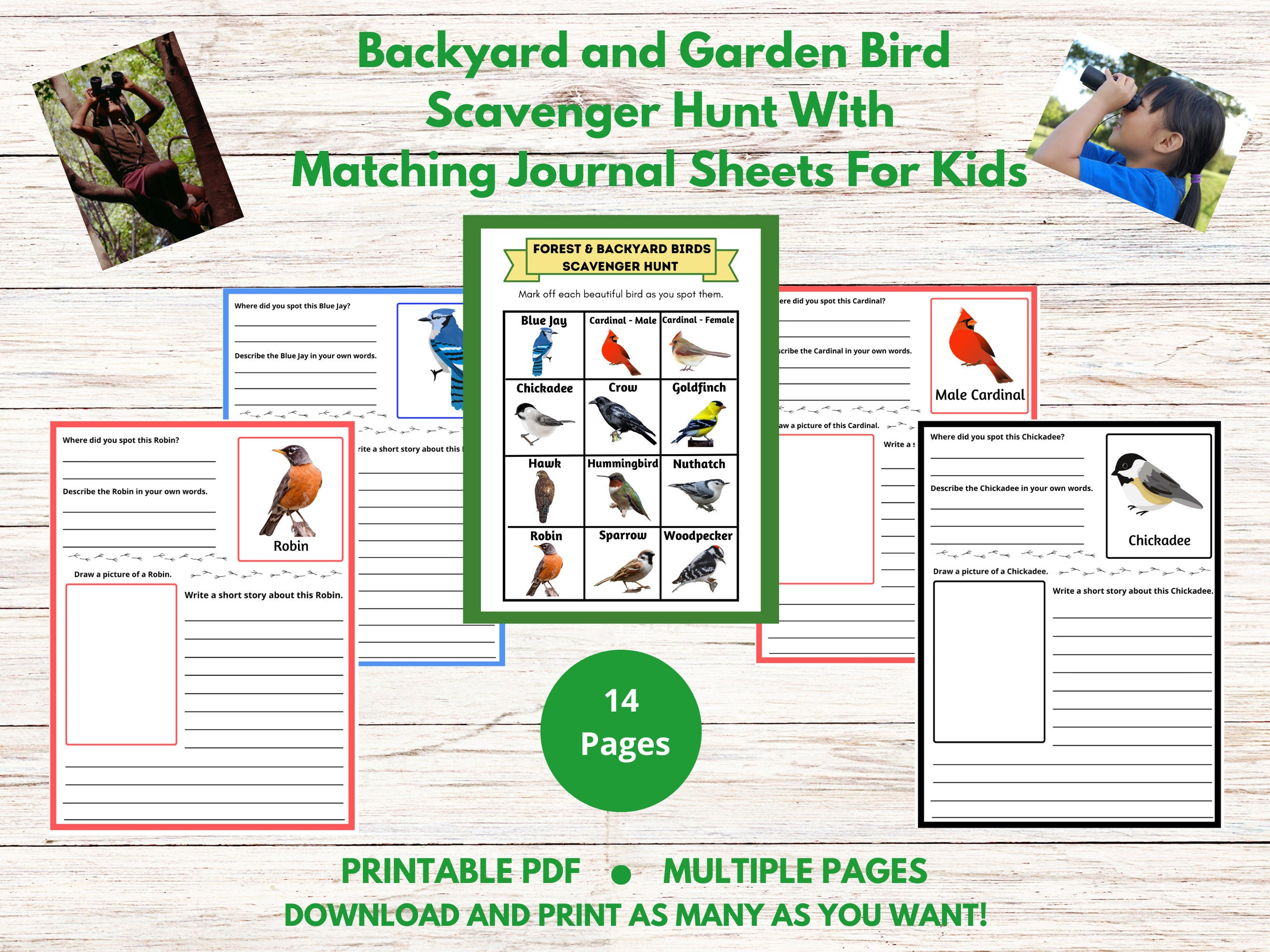 Kit de actividades imprimible para niños con búsqueda del tesoro de ...