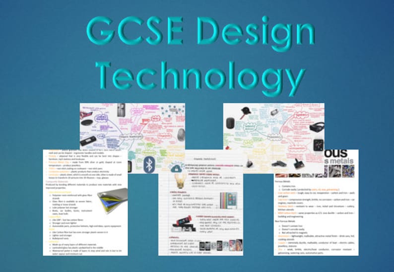 DT GCSE Notes Digital Printable Downloadable | Etsy UK