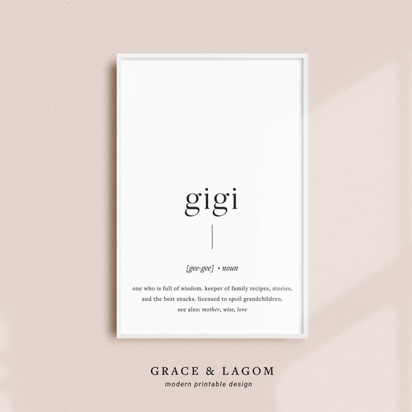 Gigi Definition Svg - Etsy