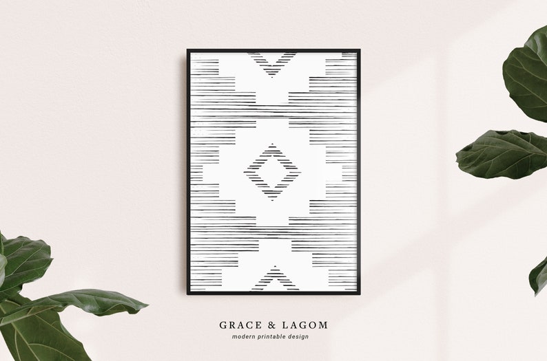 Aztec Art Print 2 Southwestern Decor Printable Wall Art - Etsy