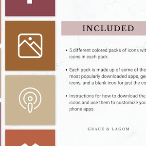 350 App Icons | Fall Tones Pack | Fall App Icons | App Icons for IOS 14 ...