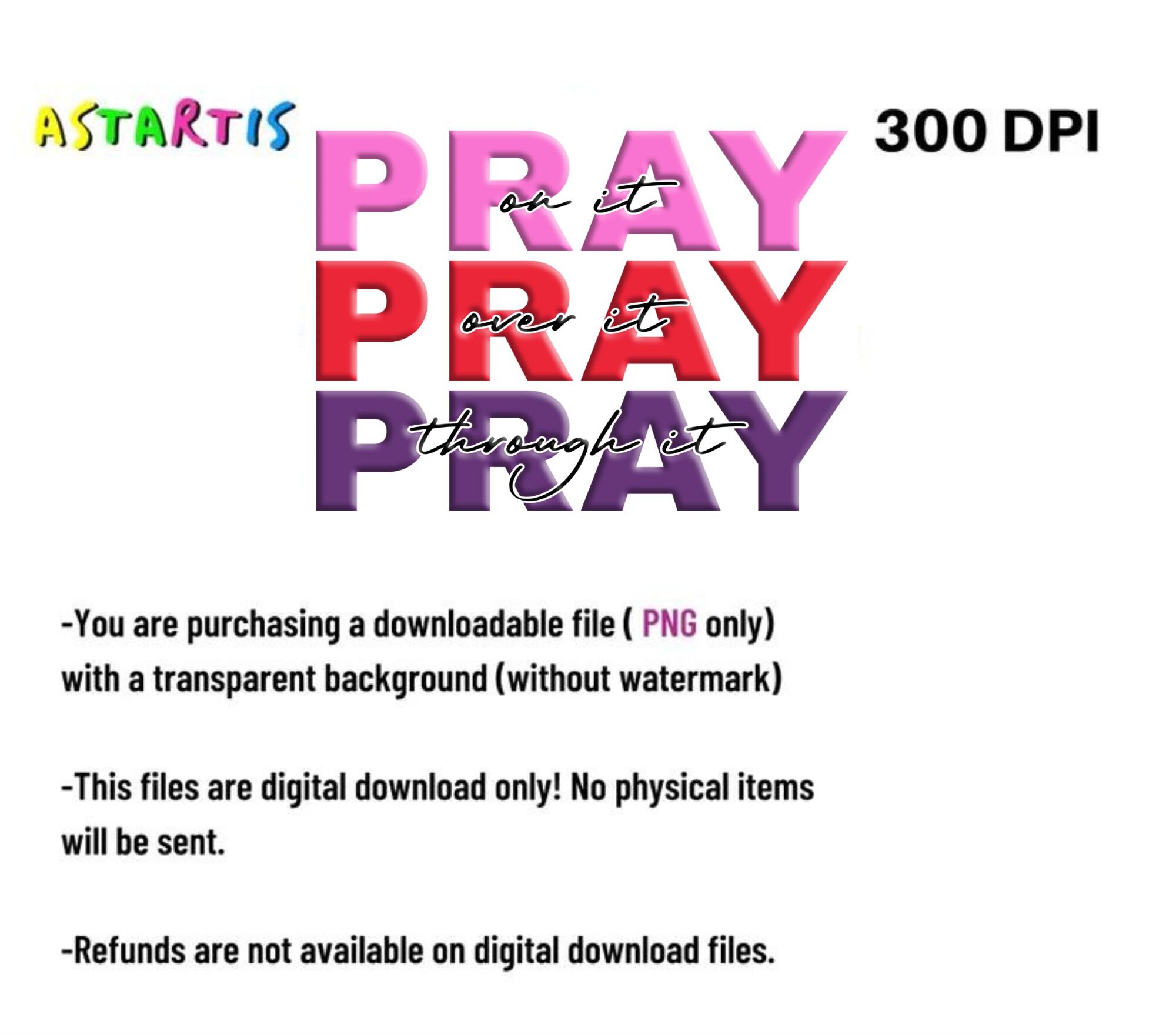 Pray on It Png Sublimation Pray Over It God Christian Png - Etsy