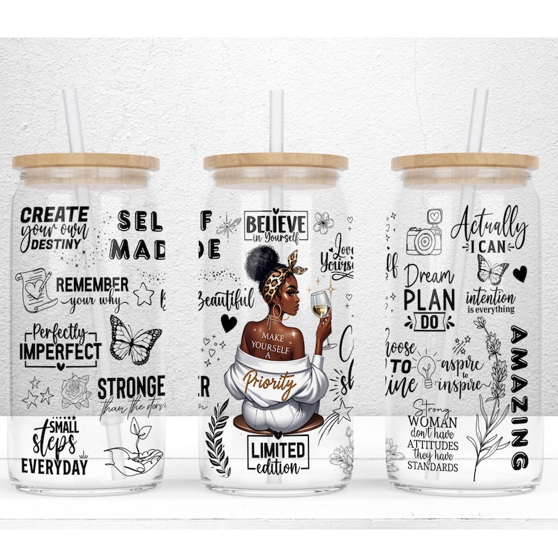 Black Girl Uvdtf Print - Etsy