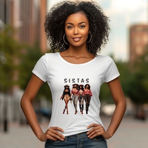 Sistas Bundle PNG, 4 Png Files, Black Sistas Design, Sisterhood Black ...