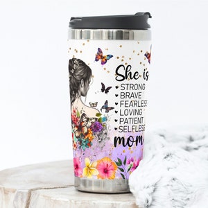 Strong Mom Tumbler Wrap, 20oz Skinny Tumbler Wrap, Mothers Day Tumbler ...