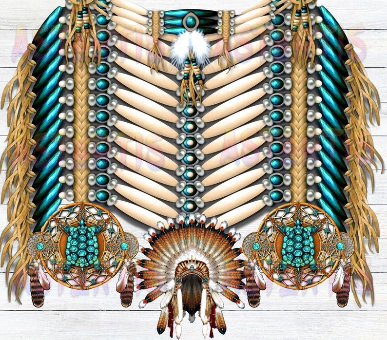 Native Americans Breastplate 20oz Skinny Tumbler, Native Sublimation ...