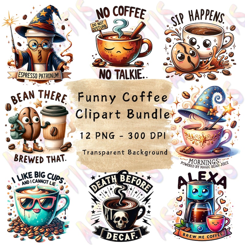 Funny Coffee Svg Labels - Etsy