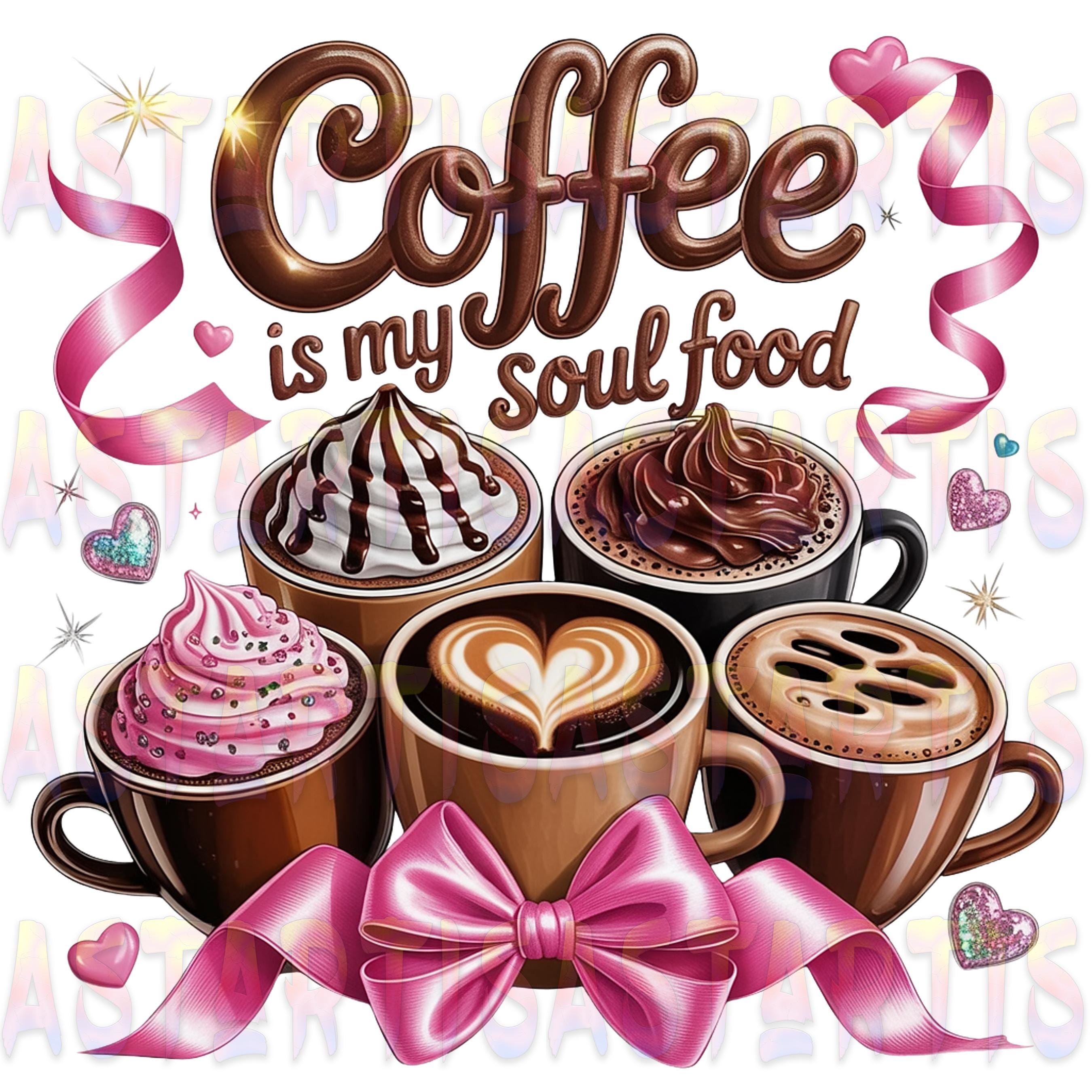 Coffee Coquette PNG, Cute Coffee Shirt Designs, Coquette Coffee ...
