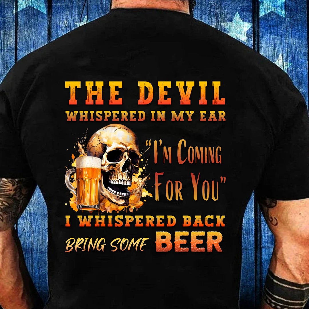 Funny Beer Shirt PNG Sublimation Design 300 DPI, Funny Skeleton Png ...