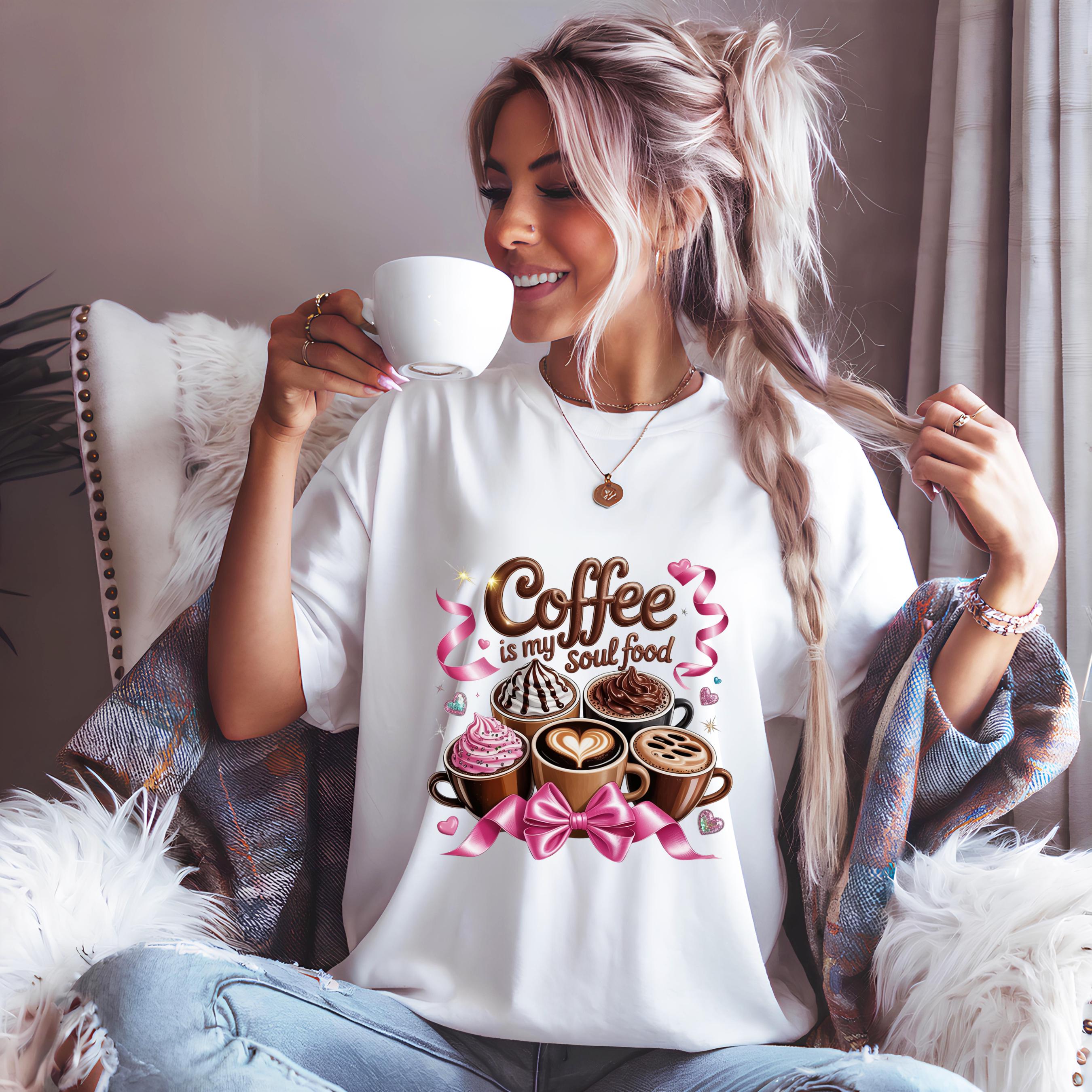 Coffee Coquette PNG, Cute Coffee Shirt Designs, Coquette Coffee ...