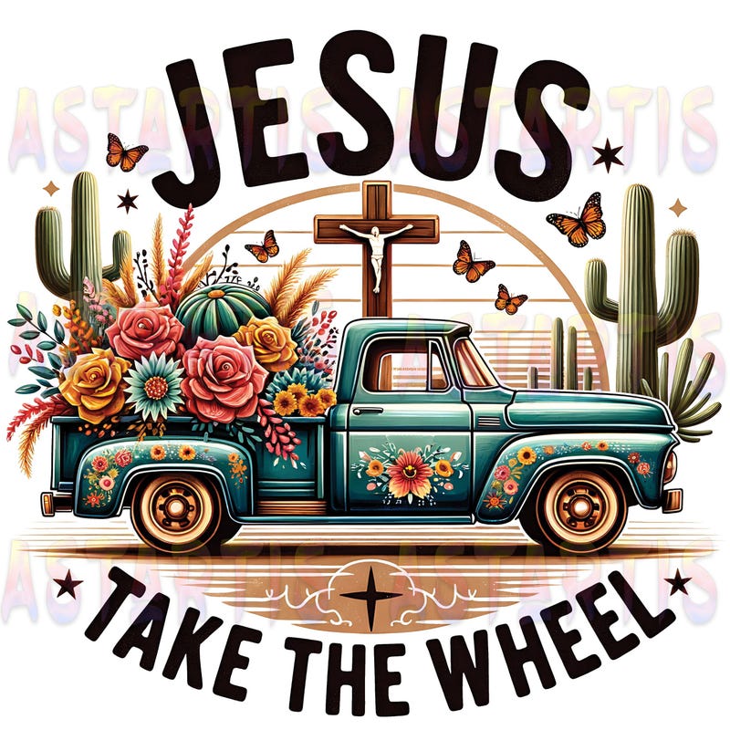 Jesus Take the Wheel Svgs - Etsy