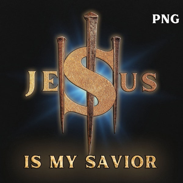 Jesus is My Savior Png Files - Etsy