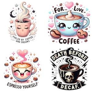 12 Funny Coffee PNG Bundle, Funny Coffee Quotes, Funny Coffee Sayings ...