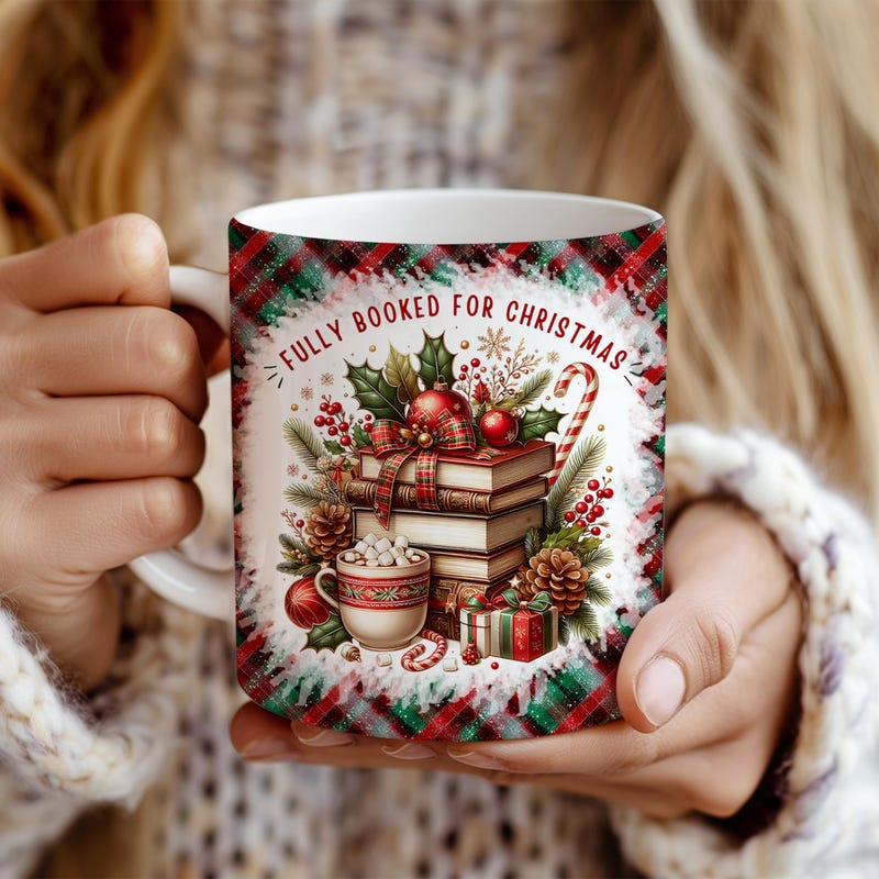 Winter Book Mug - Etsy