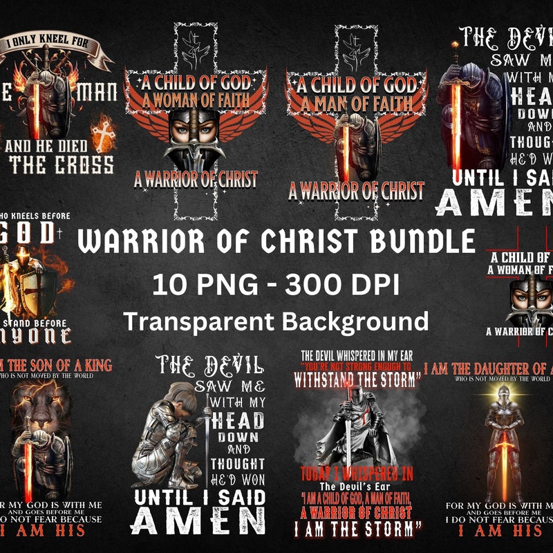 Christian Warrior Art - Etsy