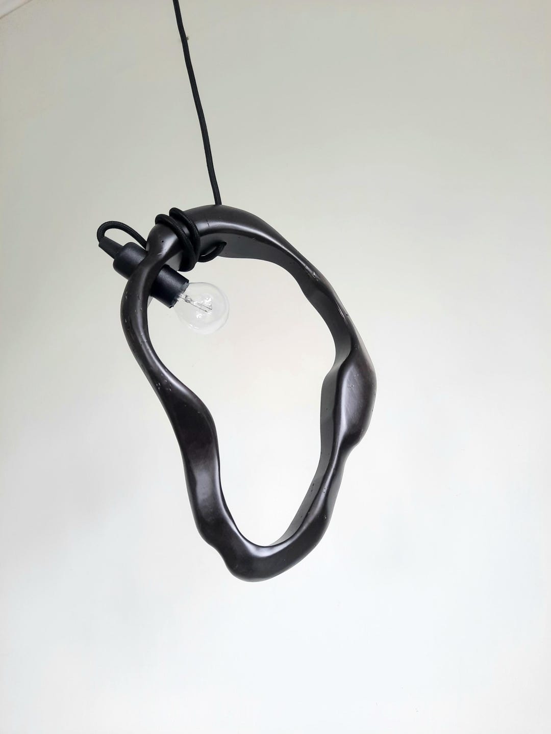 Unusual Eco-friendly Chandelier, One Ring Lamp, Bar Hanging Light ...