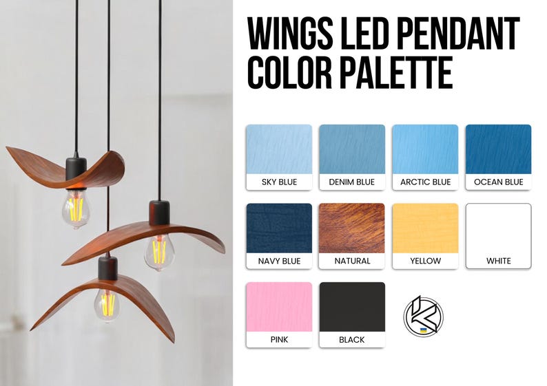 New Big Bulb Fixtures, Wings Pendant Lamp, Ceiling Wing Decor, Office ...