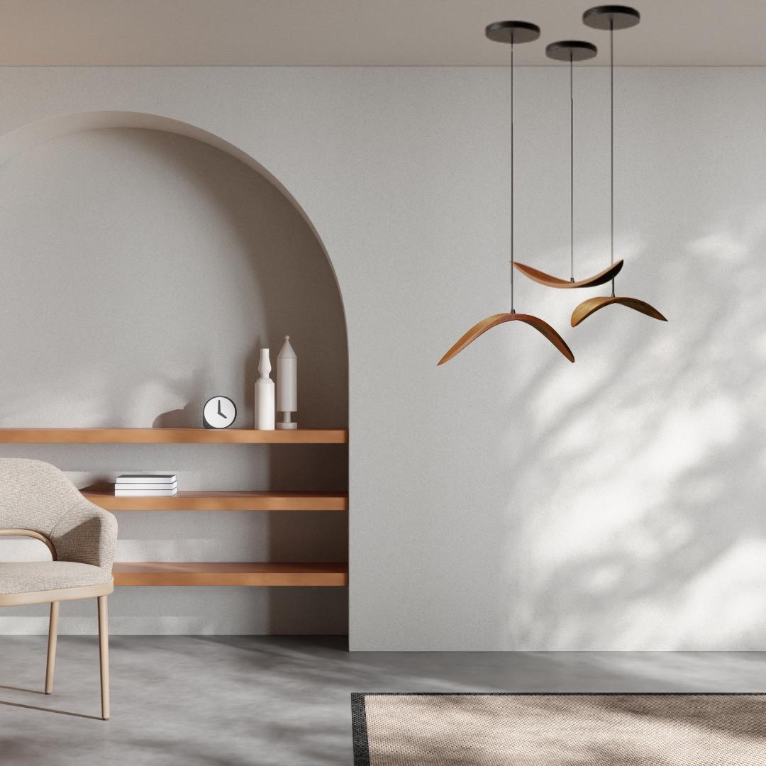 Brown Wing Decor, Entry Room Decor, Elegant Office Decor, Boho Ceiling ...