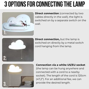 Toddlers Room Decor, Cloud Shape Lamp, Kids Night Light, Cloud Shape ...