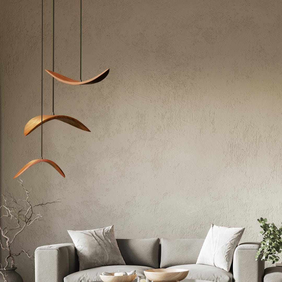 Brown Wing Decor, Entry Room Decor, Elegant Office Decor, Boho Ceiling ...