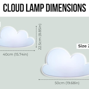 Toddlers Room Decor, Cloud Shape Lamp, Kids Night Light, Cloud Shape ...