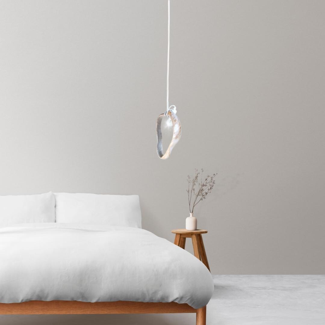White Ring Pendant Bra, Single Wood Light Fixtures, Oak Ring Pendant ...