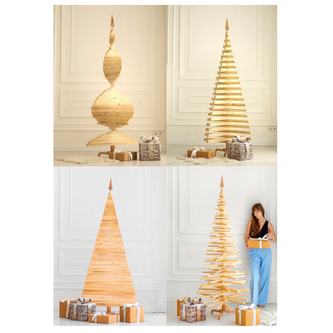 DIY Christmas Tree With Transformation Options Made of Natural - Etsy