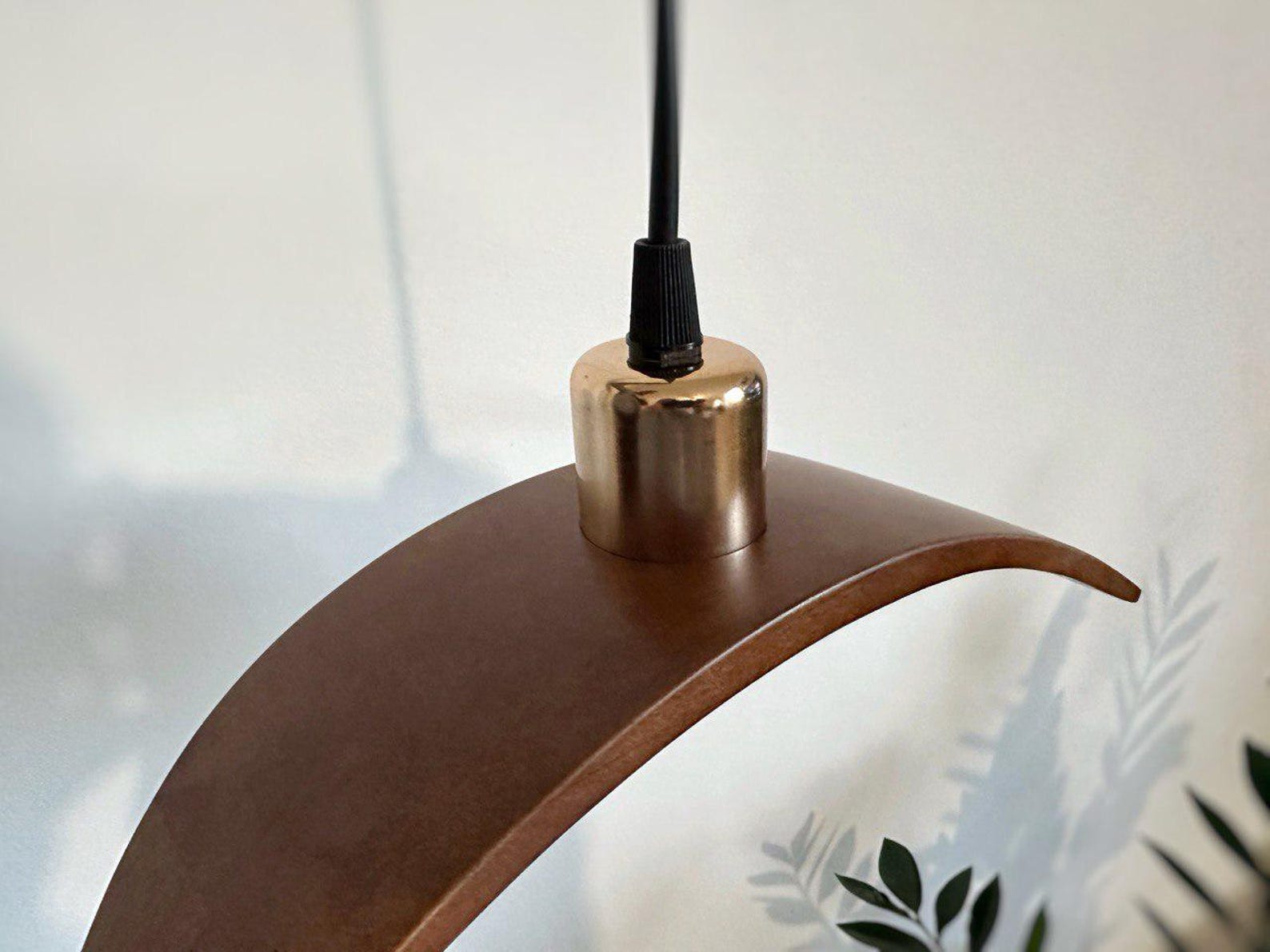 Custom Scandinavian Ceiling Lamp, Simple Wooden Led Lamp, Square Base ...