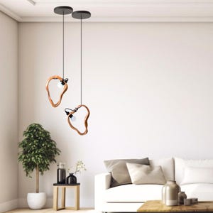 One Ring Lamp, Scandinavian Ceiling Lamp, Hanging Light, Stylish ...