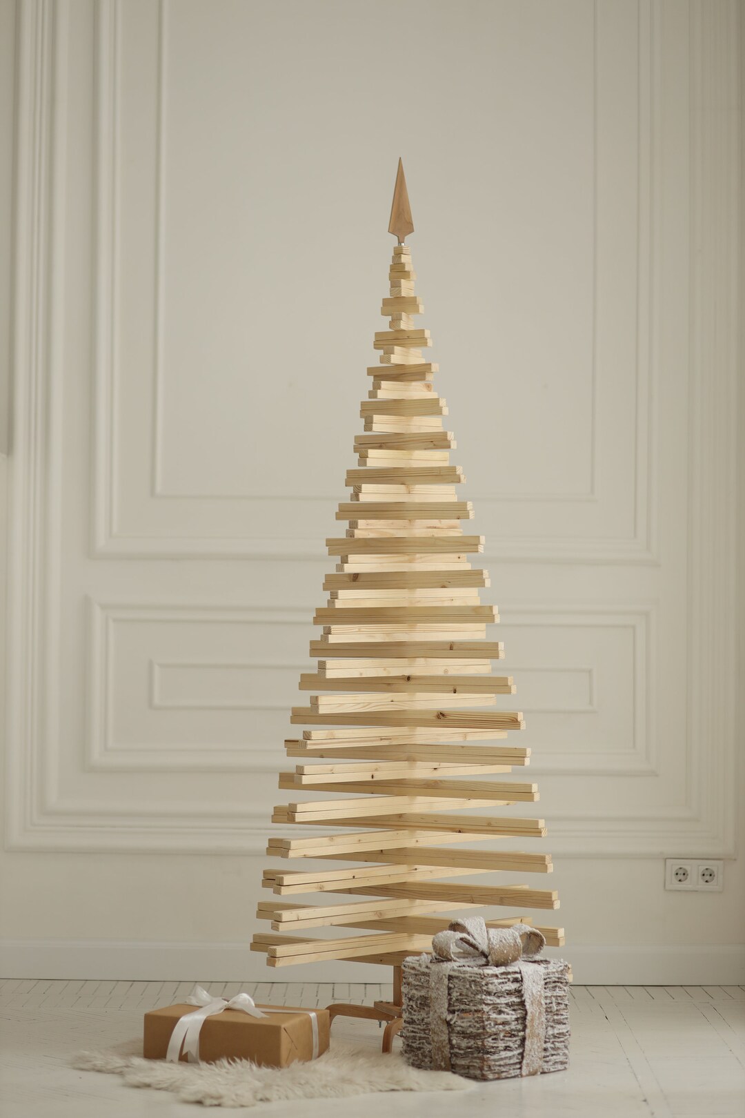 Eco Friendly Wooden Christmas Tree, Christmas Time Decorations, Large ...