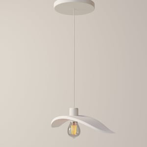 Design White Wings Pendant Lights, Elegant Suspension Lamp, Handcrafted ...