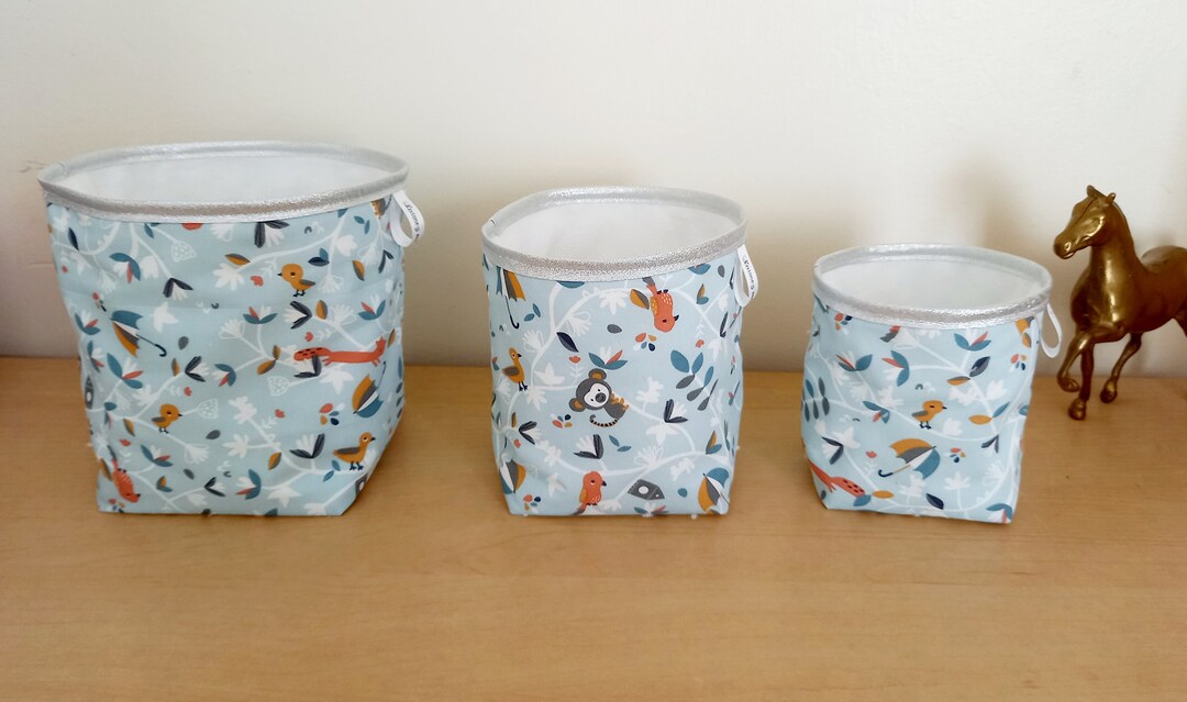 Set of 3 Monkey Storage Baskets - Etsy