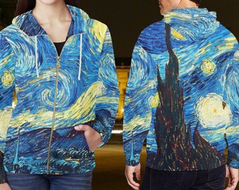 Painting Visual Arts Starry Night Jacket Easy Iron-On Pattern F-313 by ...