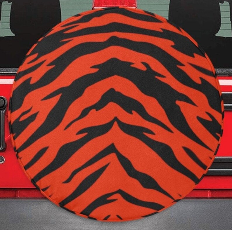Bengal Tiger Stripe Spare Tire Cover School Spirit or Sports - Etsy Canada