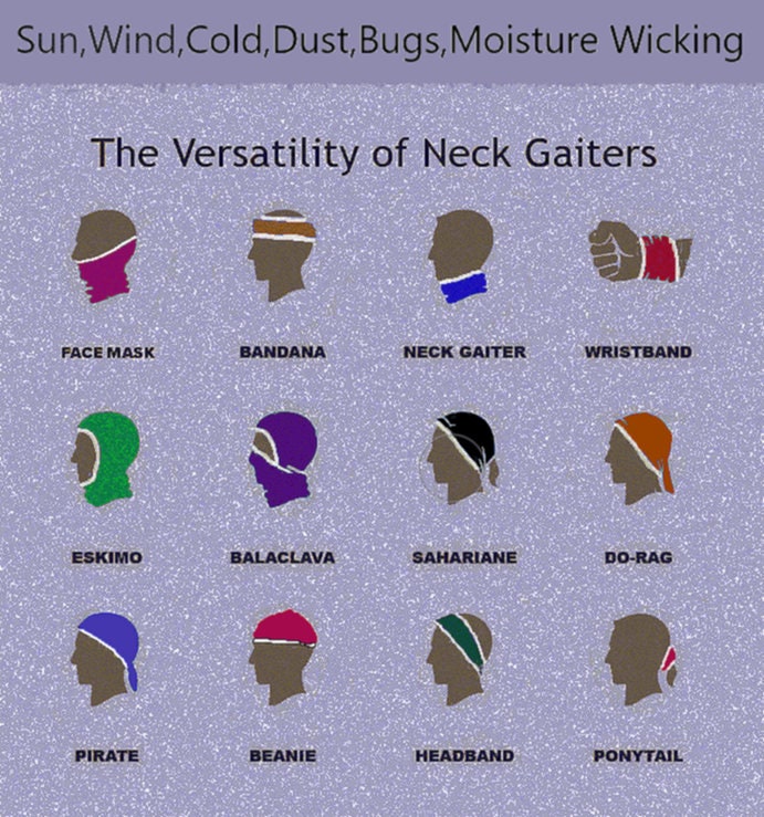 Mummy Wrap Neck Gaiter, Bandages Face Covering, Mummified Wrappings ...