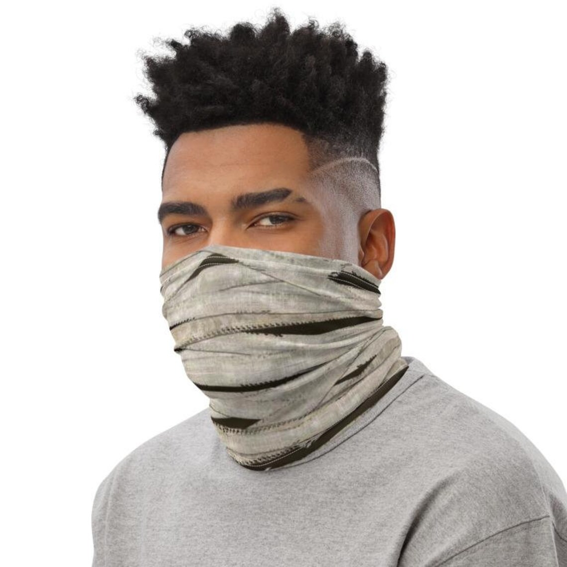 Mummy Wrap Neck Gaiter, Bandages Face Covering, Mummified Wrappings ...