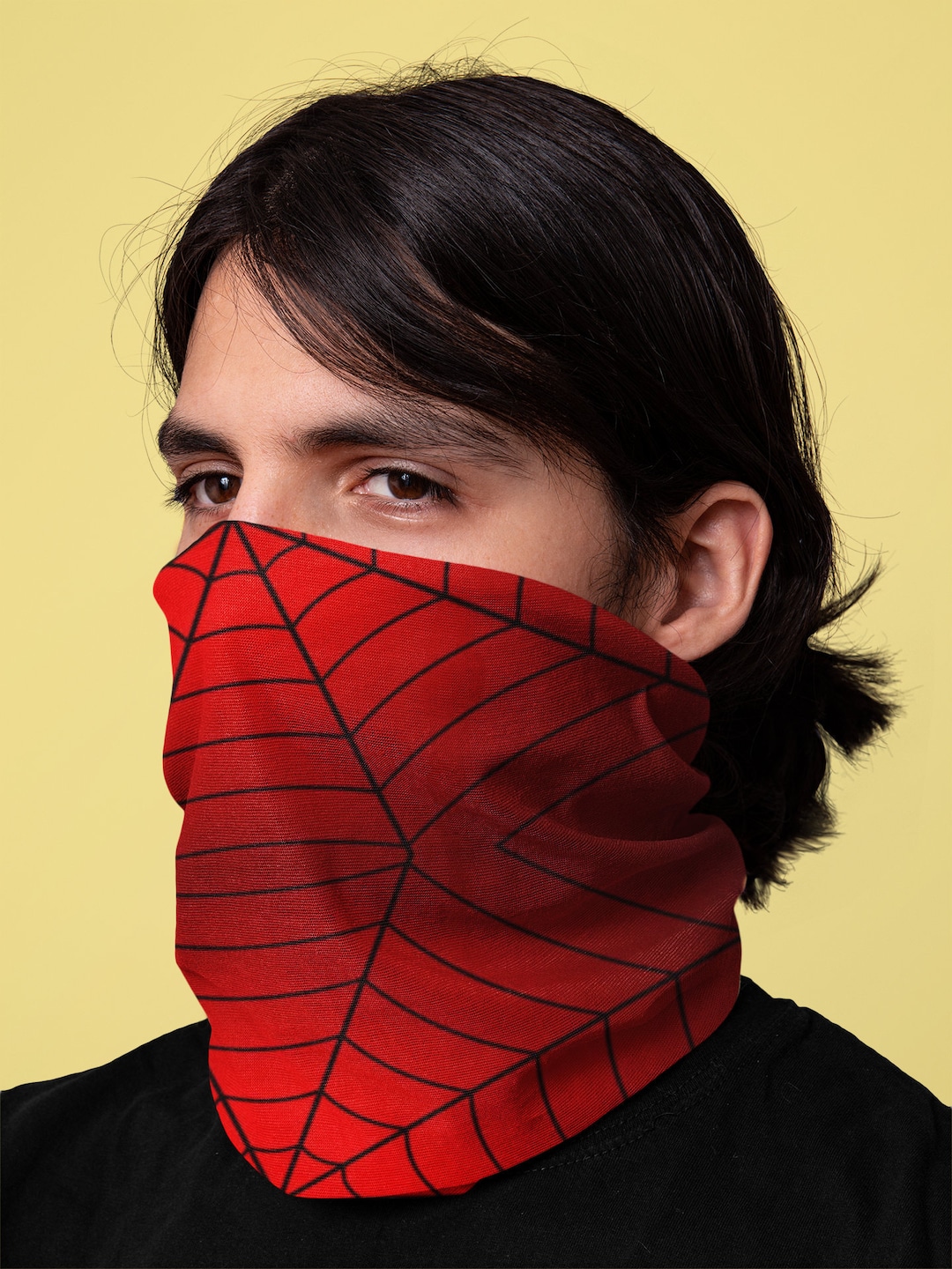 Spider Web Neck Gaiter, Spiderweb Face Mask, Insect Bug Face Covering ...