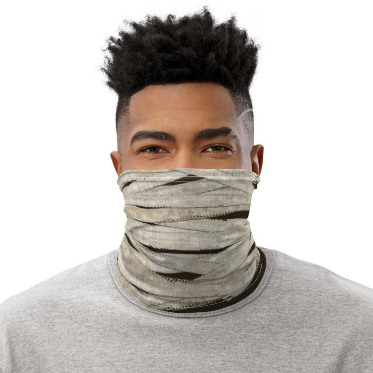 Mummy Wrap Neck Gaiter, Bandages Face Covering, Mummified Wrappings ...