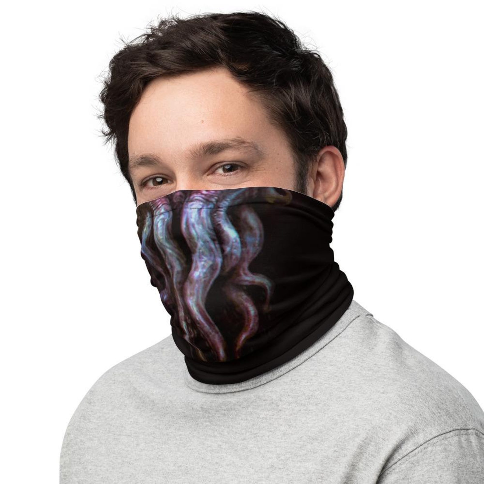 Realistic Cthulhu Neck Gaiter Classic Monster Face Mask - Etsy