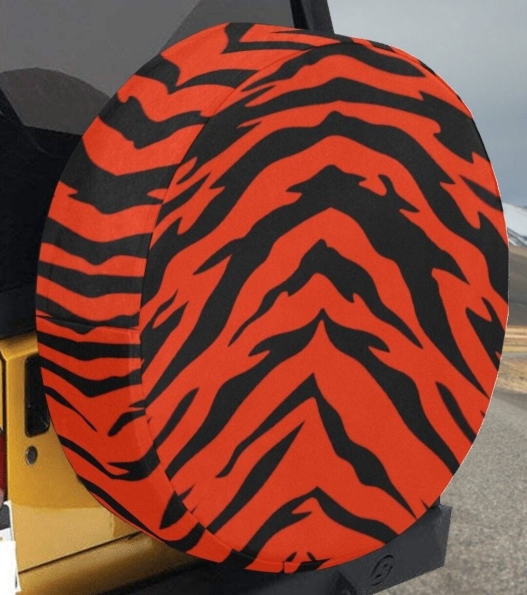 Bengal Tiger Stripe Spare Tire Cover, School Spirit or Sports Fan Gift ...