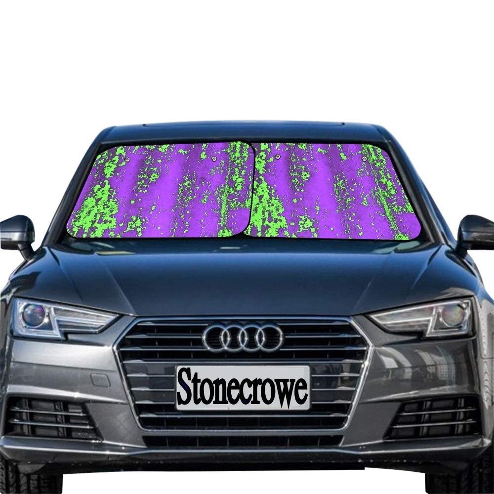 Neon Green Splash Auto Sun Shade Colorful Windshield Cover - Etsy