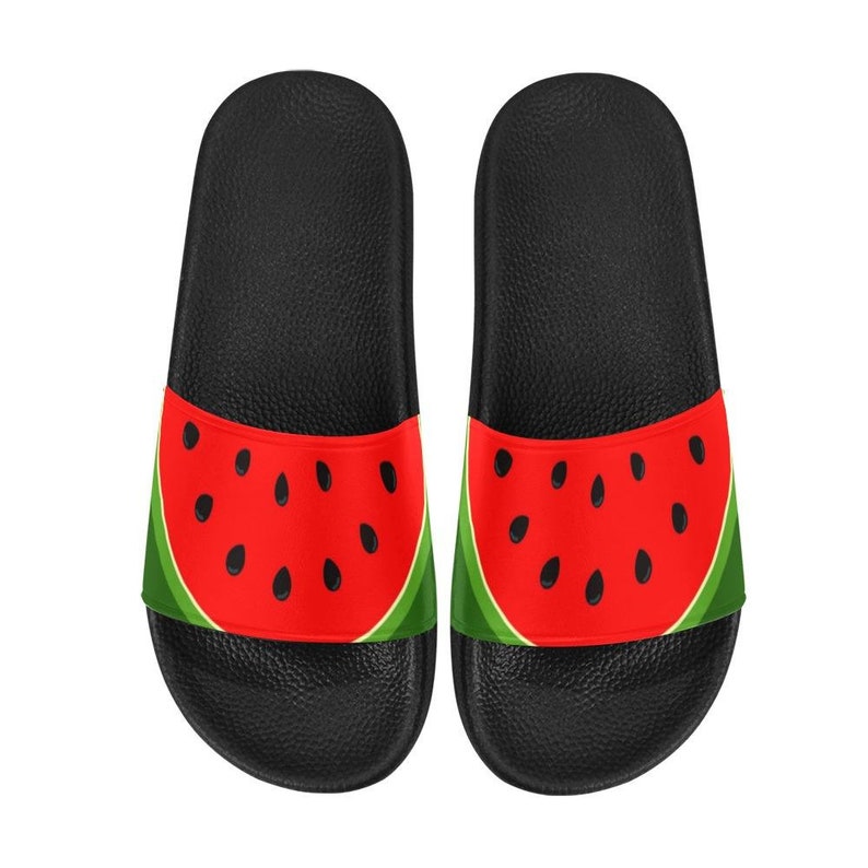 Watermelon Slide Sandals for Men or Women Fruit Pattern - Etsy