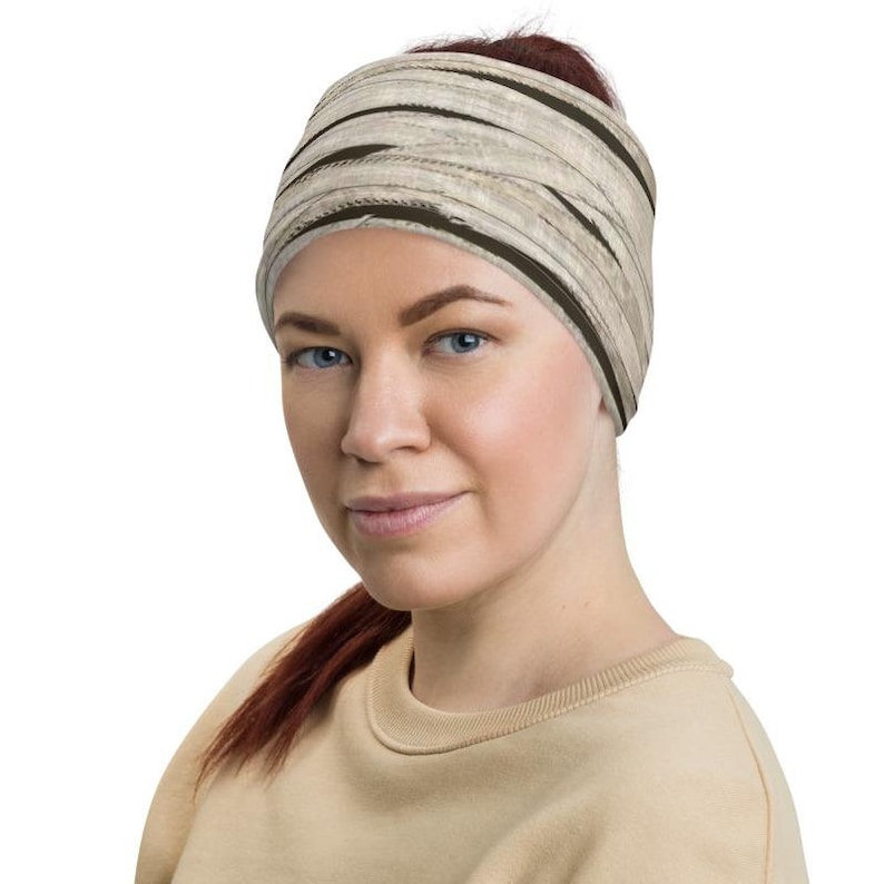 Mummy Wrap Neck Gaiter, Bandages Face Covering, Mummified Wrappings ...