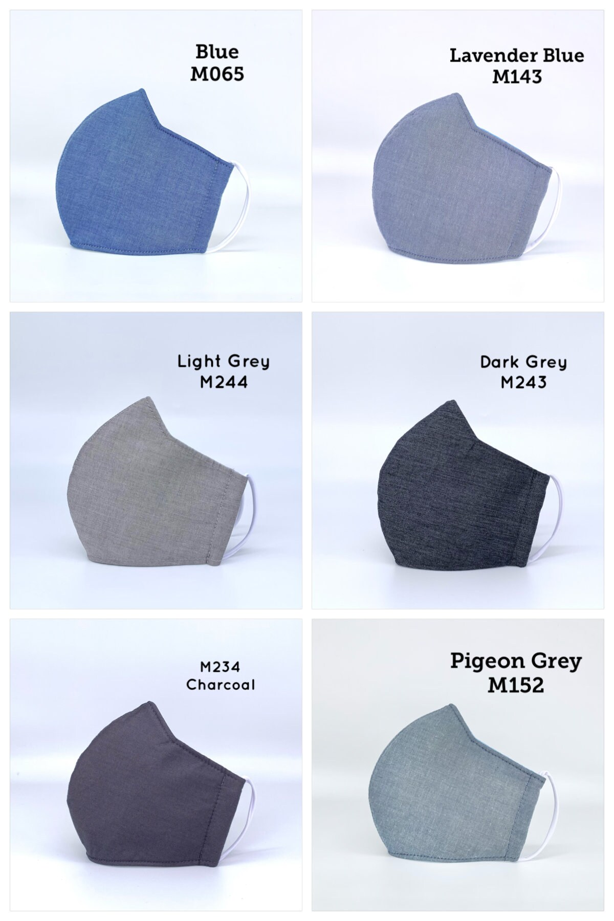 UK Face Mask With Nose Wire BREATHABLE With 3-ply Built-in | Etsy UK