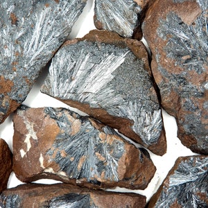 Stibine (pyrolusite Stibnite) - Etsy