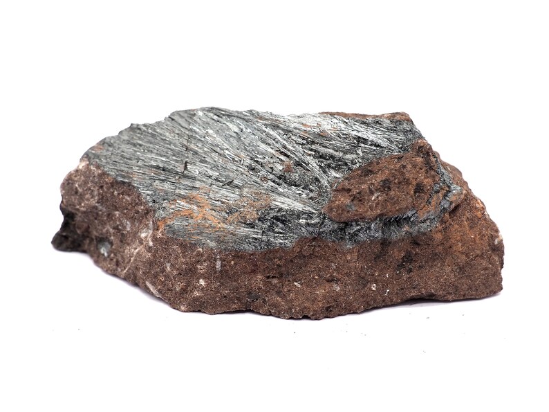 Stibine (pyrolusite Stibnite) 80mm X 40mm (108 Grams). Ethically ...
